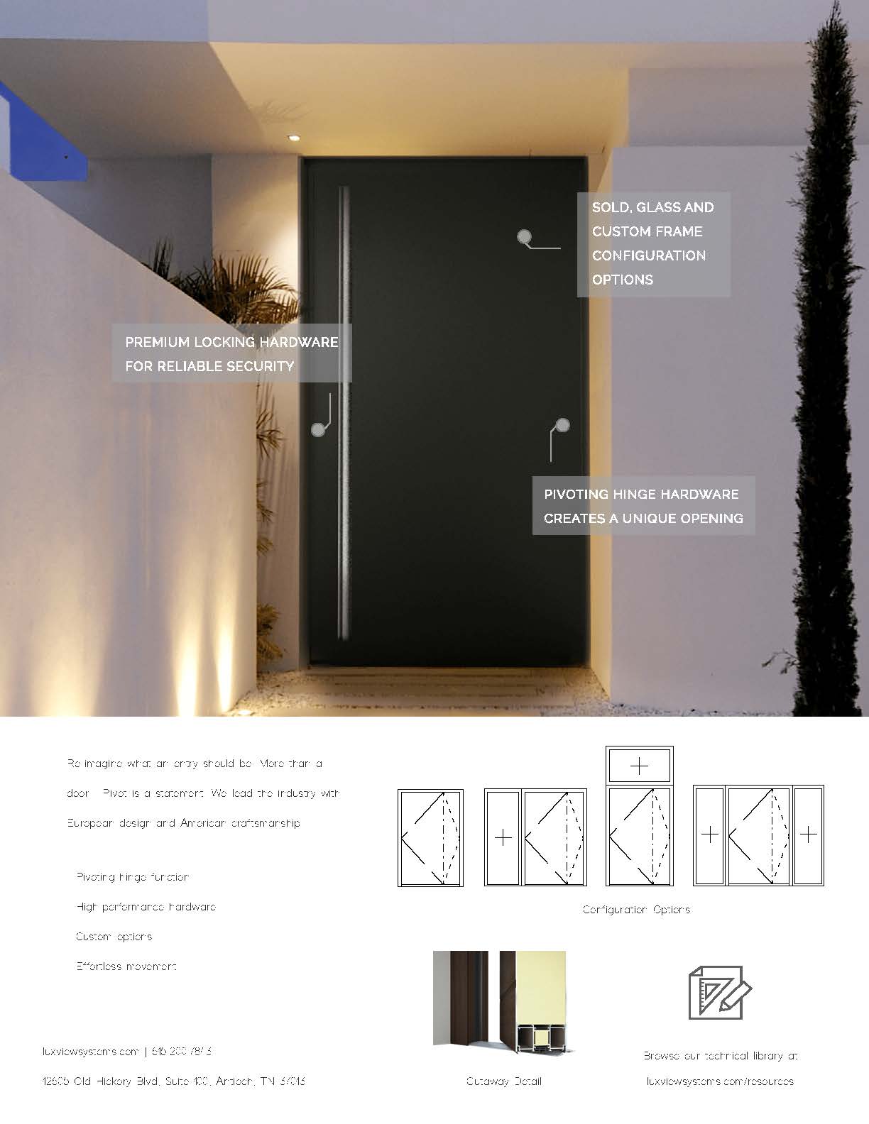 Pivot Product Guide - LuxView