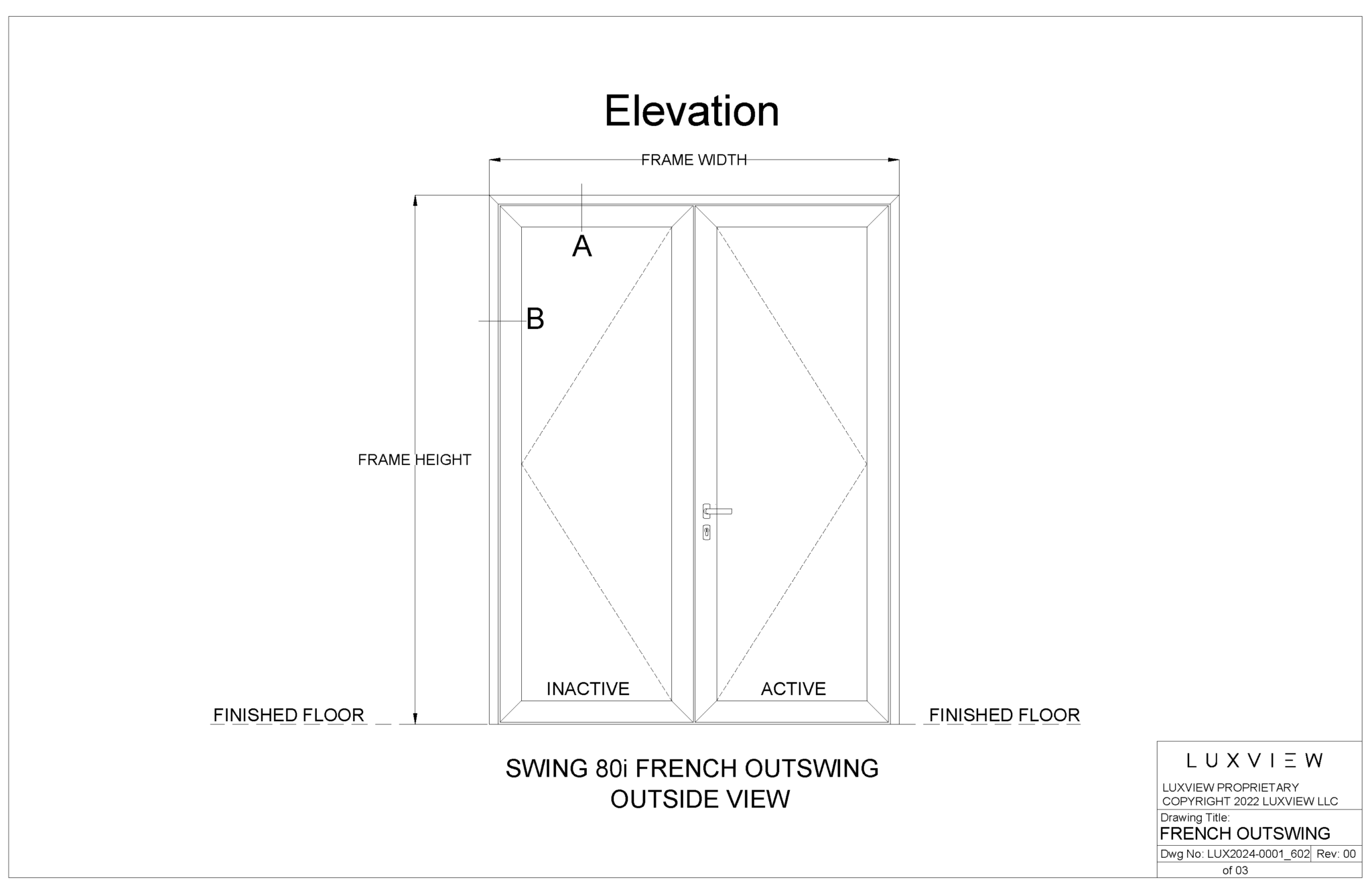 SWING 80i_French Outswing - LuxView