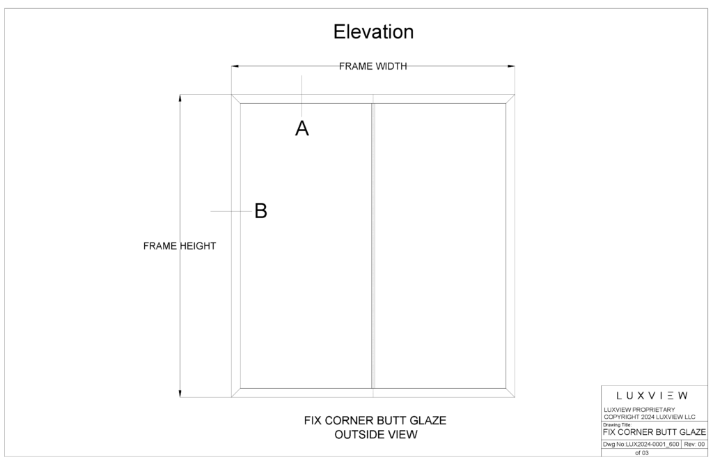 FIX 80_Corner Butt Glaze - LuxView