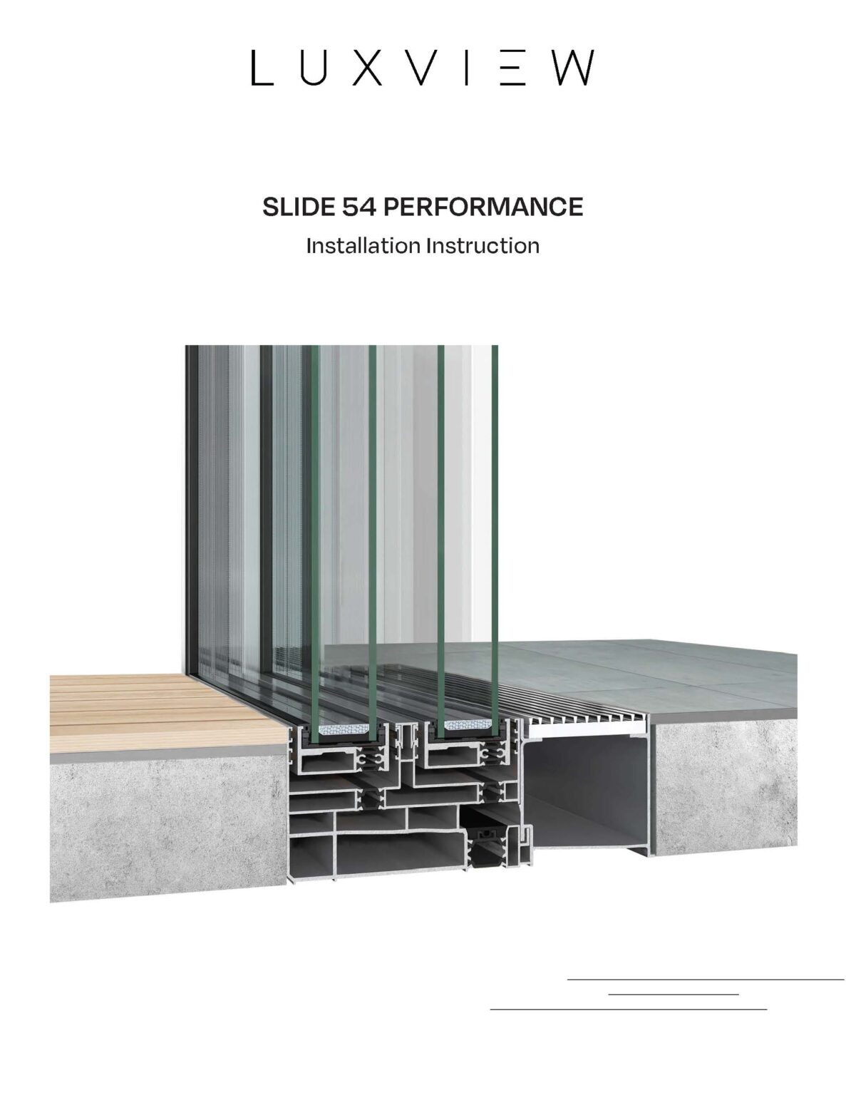 Slide 54 Performance Install Guide - LuxView