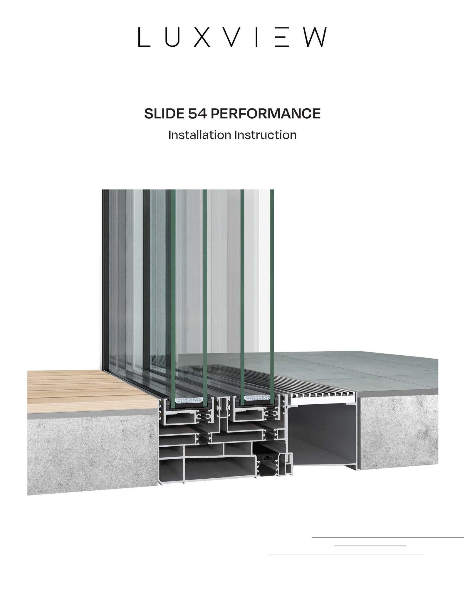 Slide 54 Performance Install Guide - LuxView